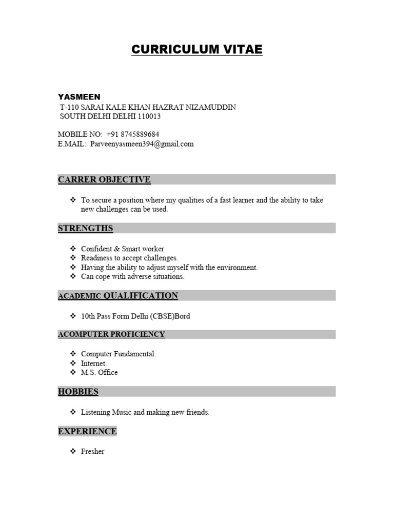 Vikash Resume 2 | PDF