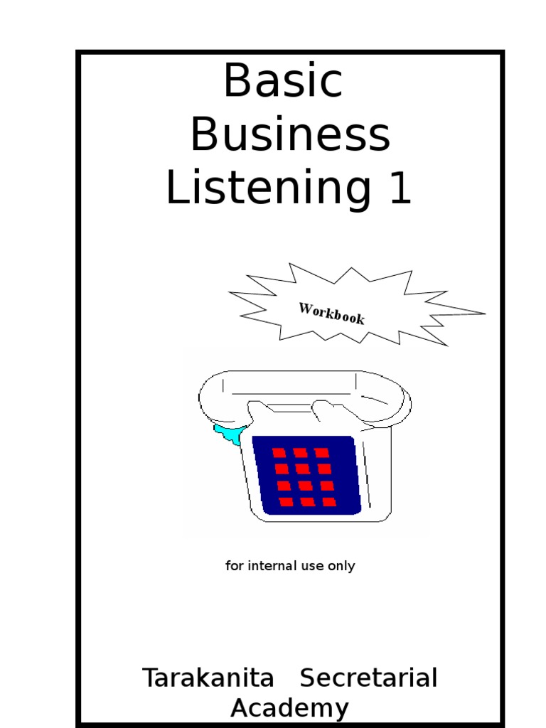 Listening 1-Student's Book 2008 | PDF | Telephone Call | Idiom