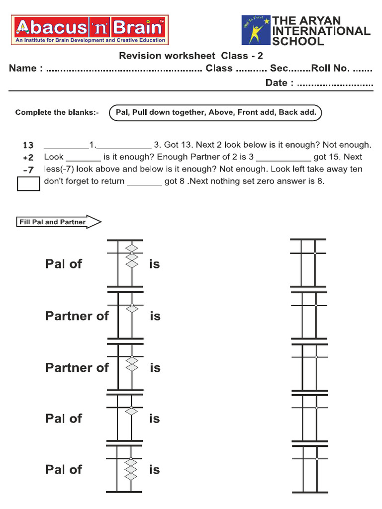 class 2 revision for kids | PDF