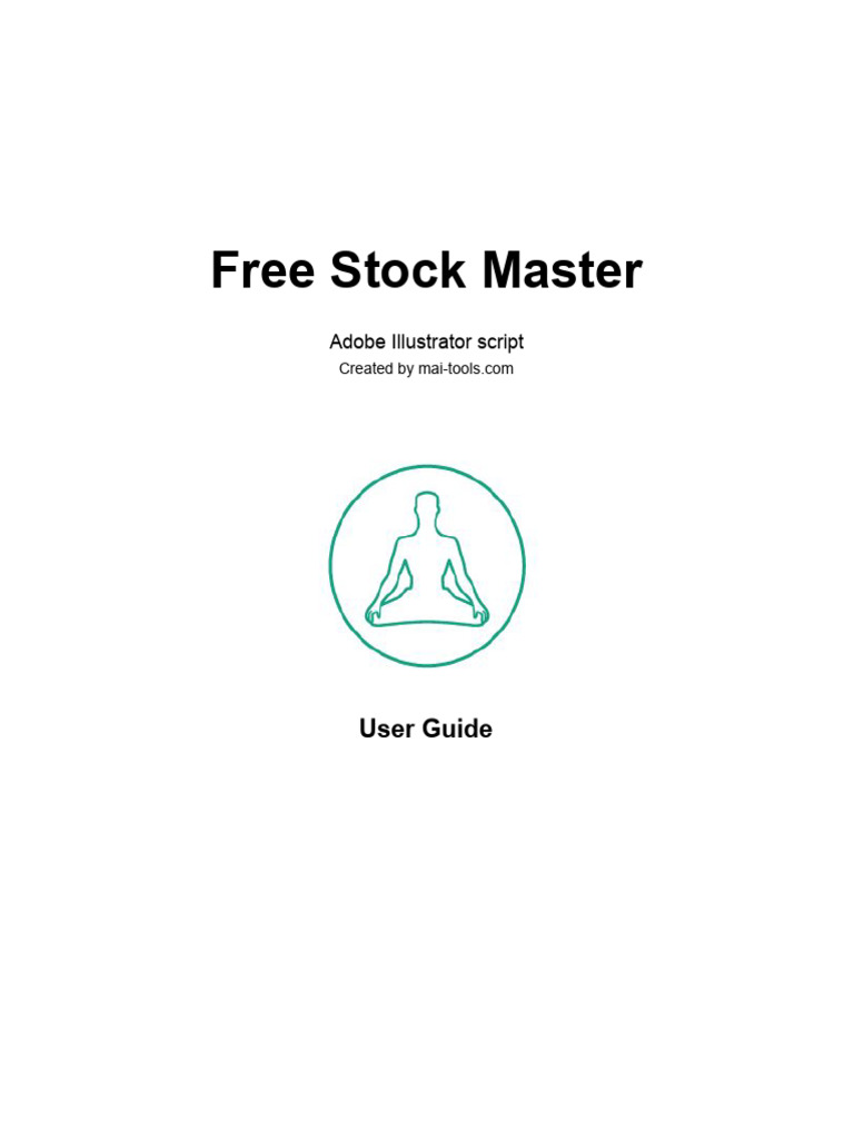 Free Stock Master User Guide (Eng) | PDF | Adobe Illustrator | Computer File