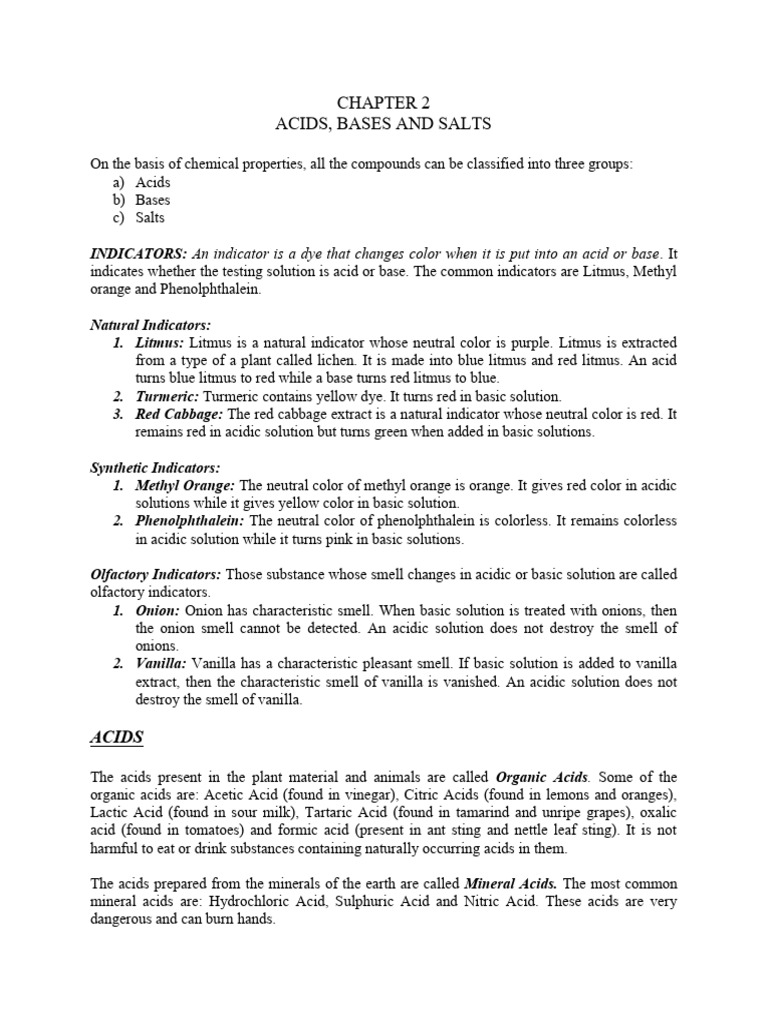 Sources of Acids Explained | PDF | Sodium Hydroxide | Hydroxide