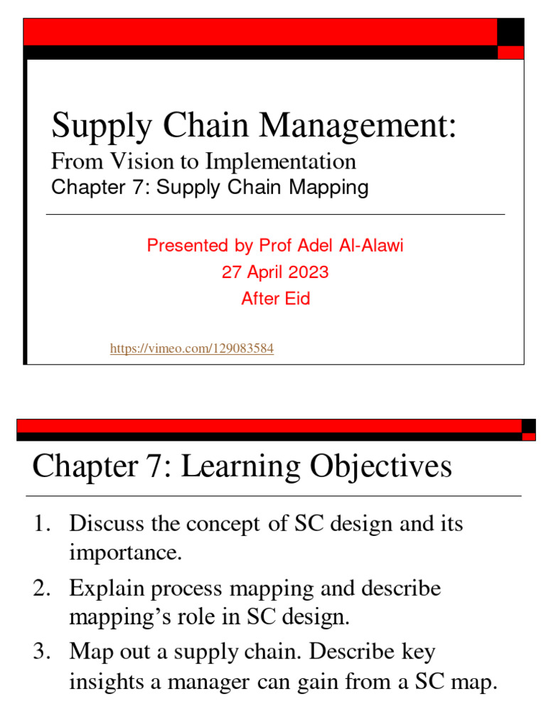 #6 MGT340 Chapter 7 Supply Chain Mapping 27 April 2023 After Eid | PDF | Supply Chain | Supply ...