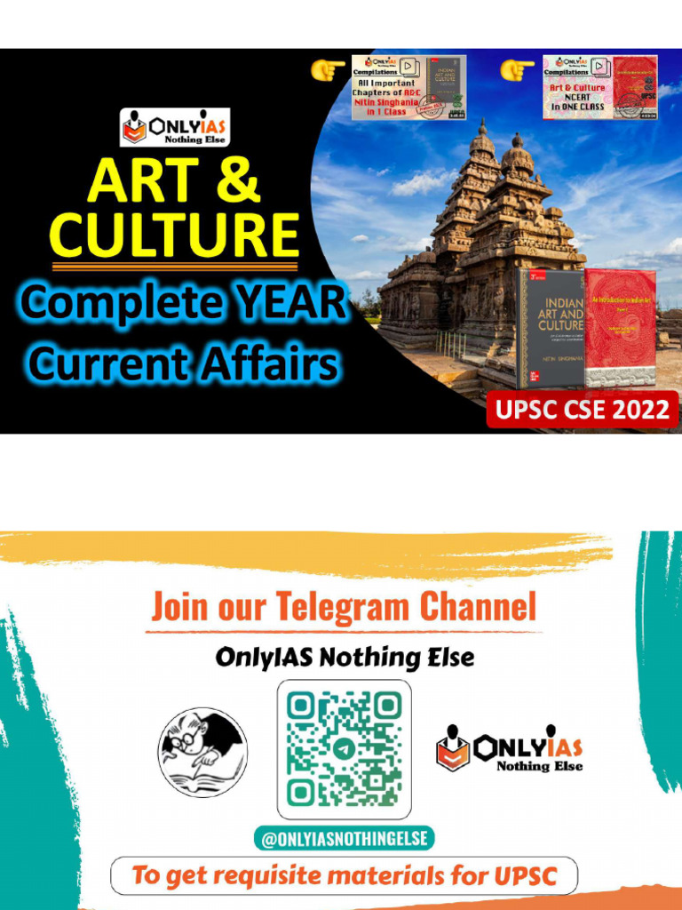 Complete One Year Current Affairs of Art & Culture for UPSC 2022 ...