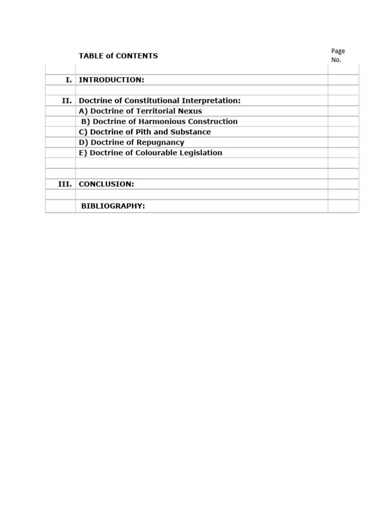 Doctrine of Constitutional Interpretation - FINAL | PDF | Constitution ...
