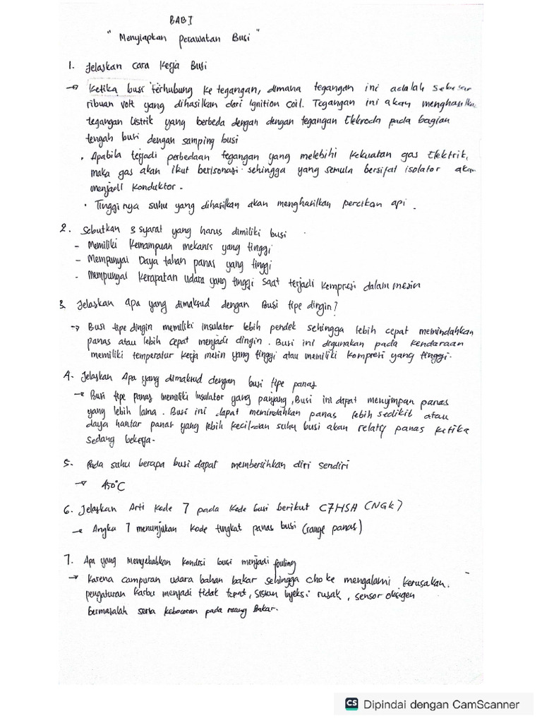 perawatan busi | PDF