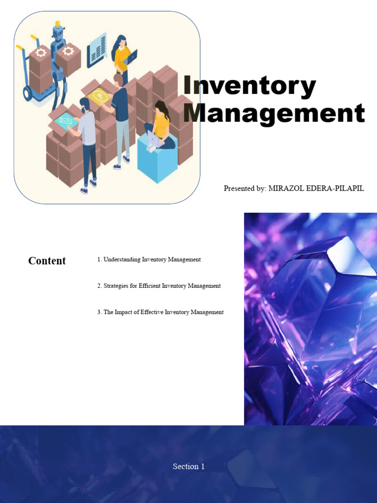 Effective Strategies for Inventory Management | PDF | Inventory ...