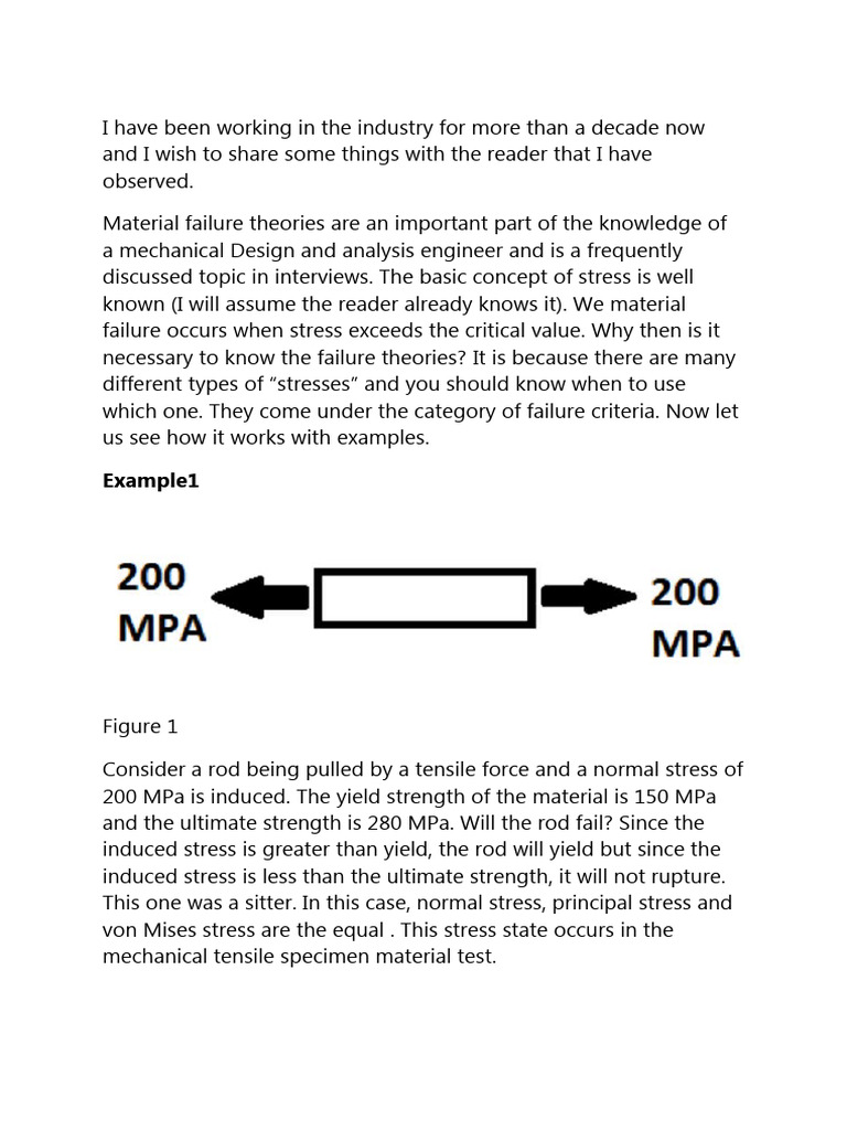 Understanding Material Failure Theories | PDF | Strength Of Materials ...