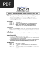 Massgeneral Rehabilitation Protocol ACL | PDF | Knee | Limbs (Anatomy)