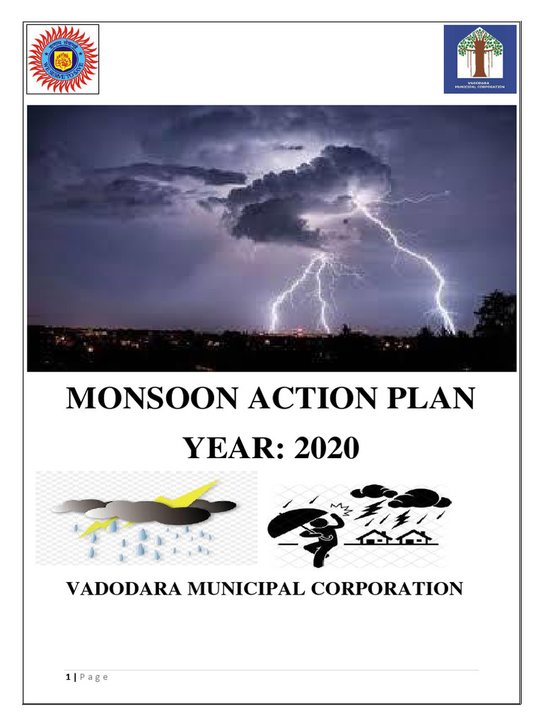 Monsoon Action Plan-2020 | Download Free PDF | Flood | Monsoon