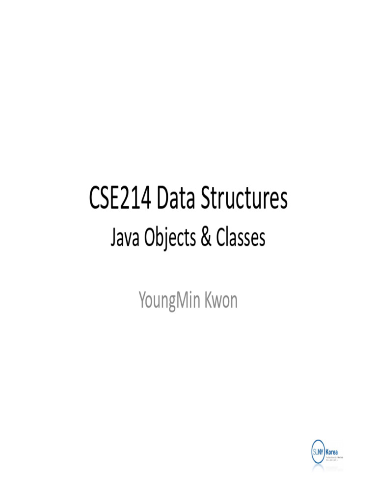 Lecture01 Objects And Classes Pdf Method Computer Programming