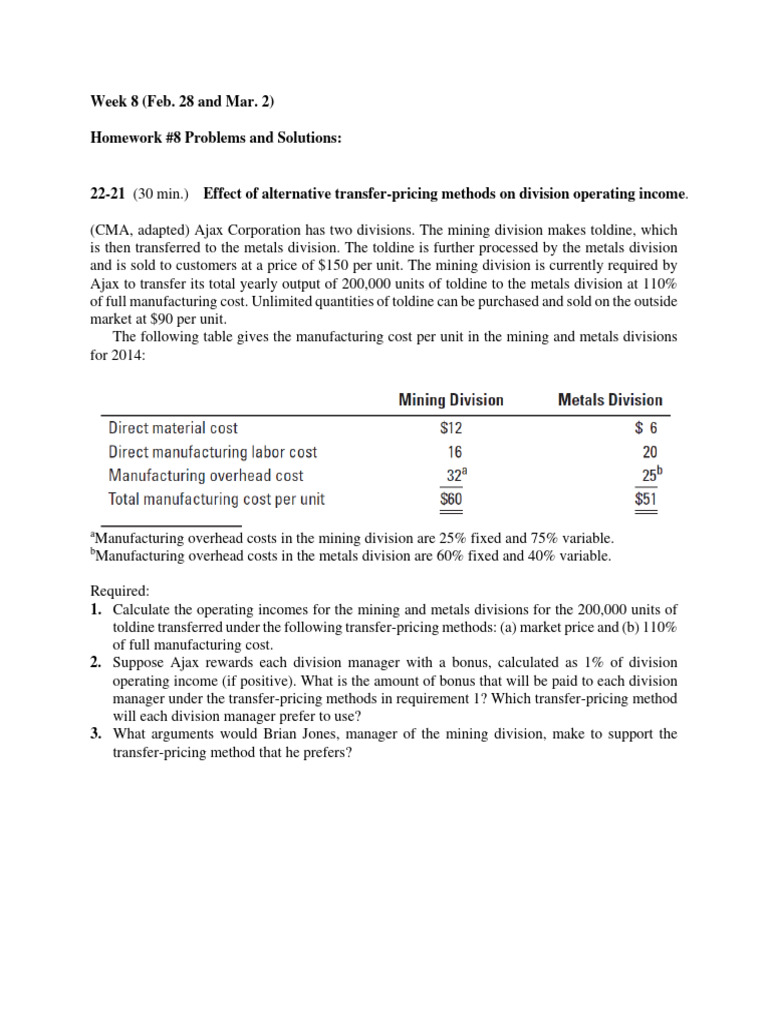 (Q1是23-2類Q) Week 8 Homework and Optional Problems Solution 1 PDF | PDF | Taxes | Income