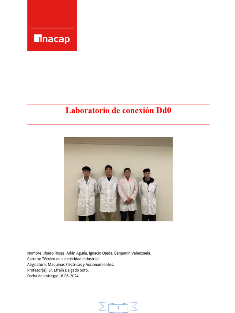 Informe Coneccion Dd0 | Descargar gratis PDF | Transformador | voltaje