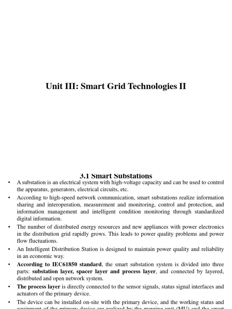 KOE084 Introduction To Smart Grid PPT 10.4.24!90!159 | PDF ...