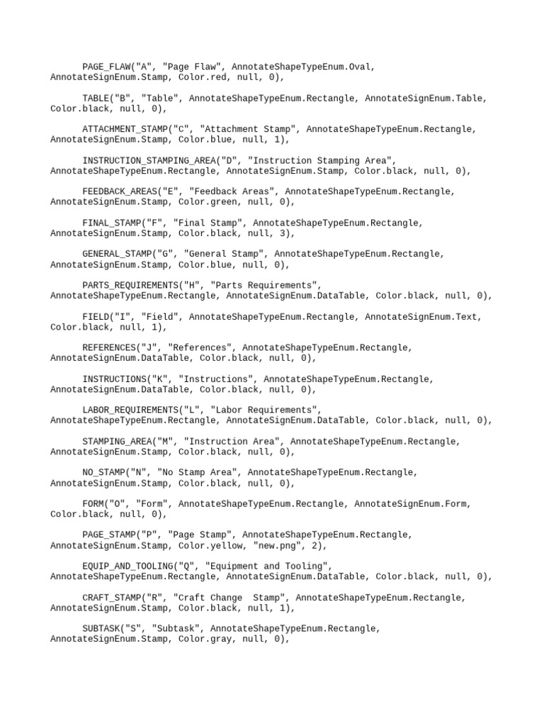 Stamp Type For Annotation | PDF