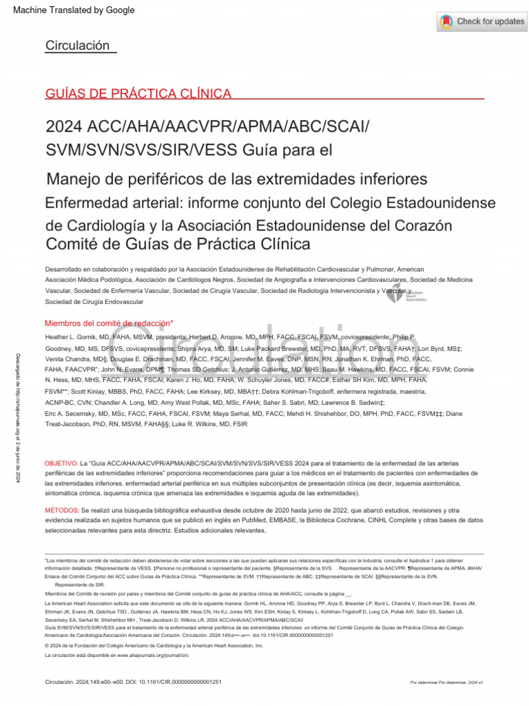 Gornik Et Al 2024 2024 Acc Aha Aacvpr Apma ABC Scai SVM SVN Svs Sir ...