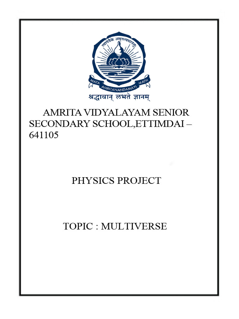 Multiverse | PDF | Multiverse | Universe