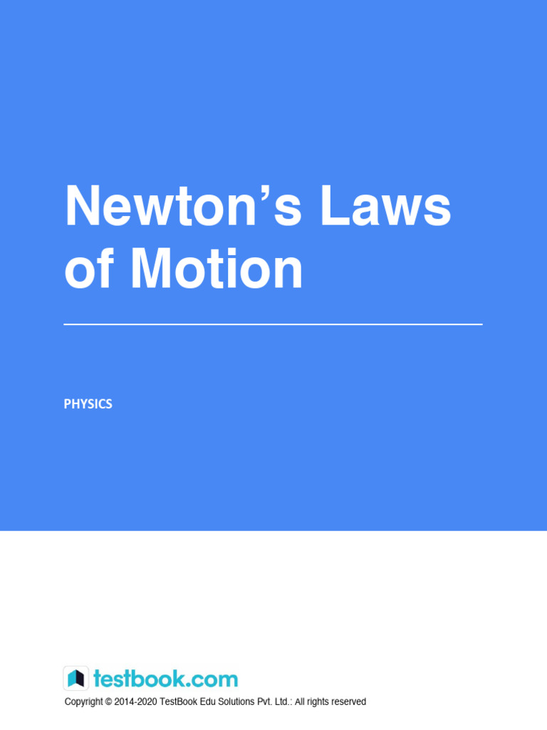 Newtons Laws of Motion_unlocked | Download Free PDF | Force | Newton's ...