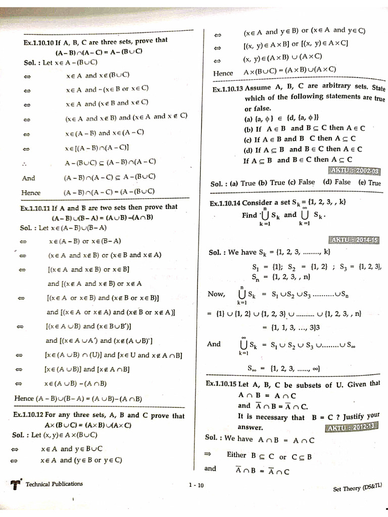 Set, Relation, Function, Mathematical Induction | PDF