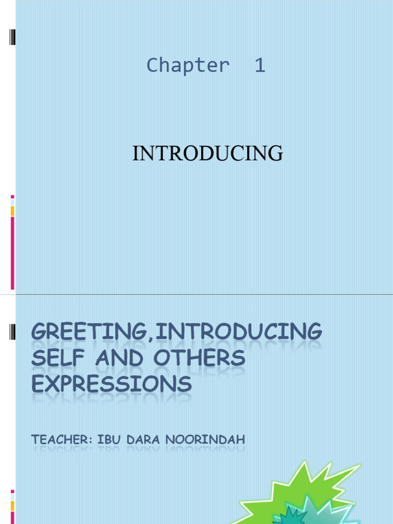 Greeting and Introducing | PDF