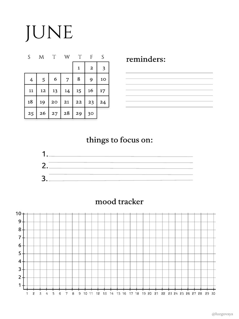 Personal Planning & Tracking | PDF