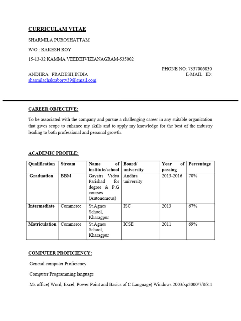 Resume - Copy (1) | PDF