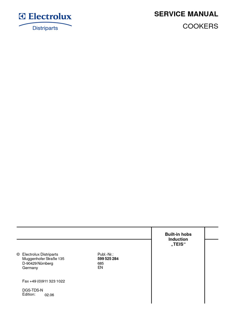 Induction+Cookers+Electrolux 1 | Download Free PDF | Kitchen Stove ...