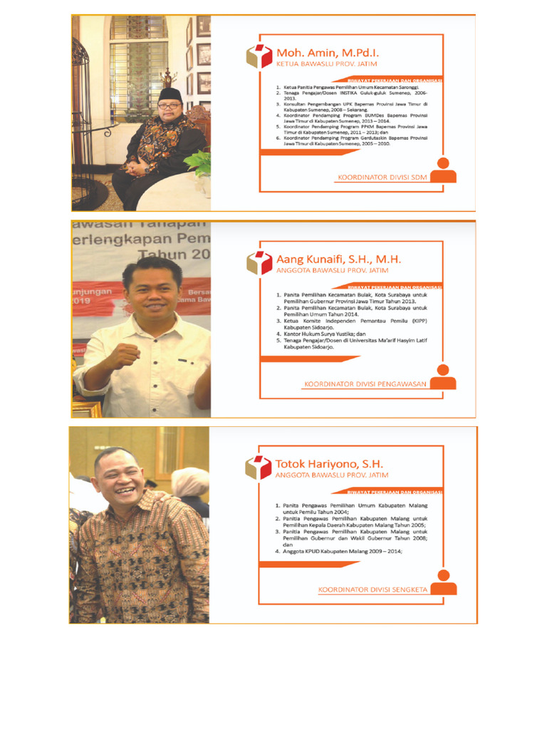 Profile Pimpinan | PDF