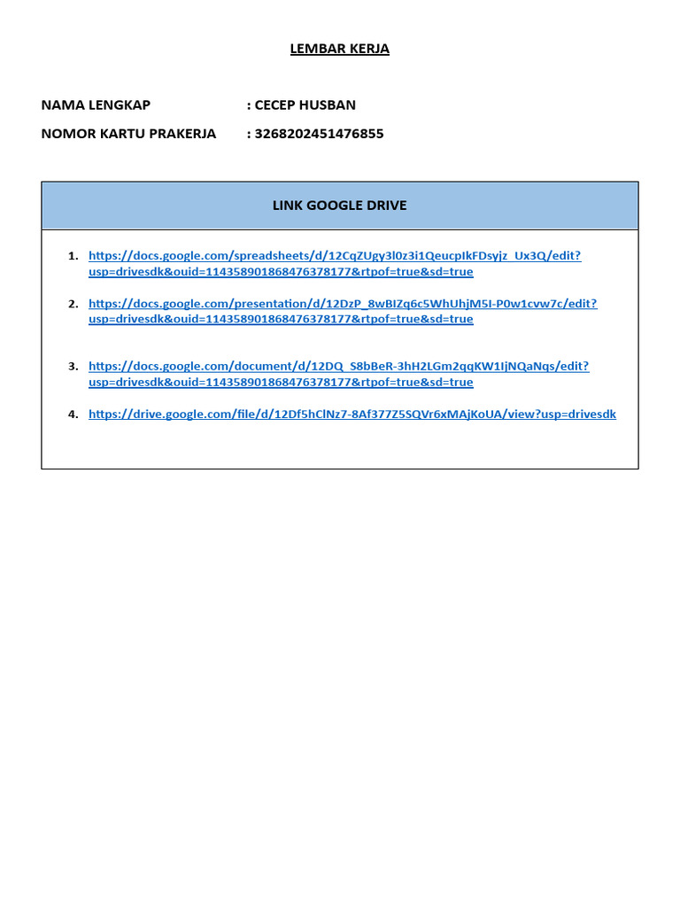 Membuat Surat Dengan Mail Merge - CECEP HUSBAN | PDF