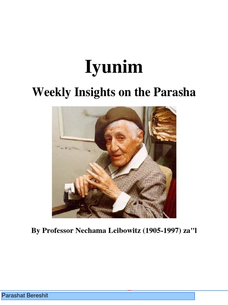 Nechama Leibowitz - Insights On The Parashah | PDF | Noah | Abraham
