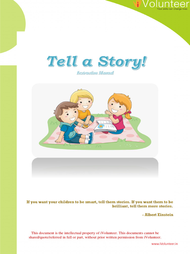 Tell A Story - Module | PDF | Volunteering | Languages Of India