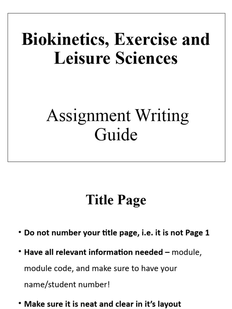 Assignment Writing Guidelines | PDF | Information | Human Communication