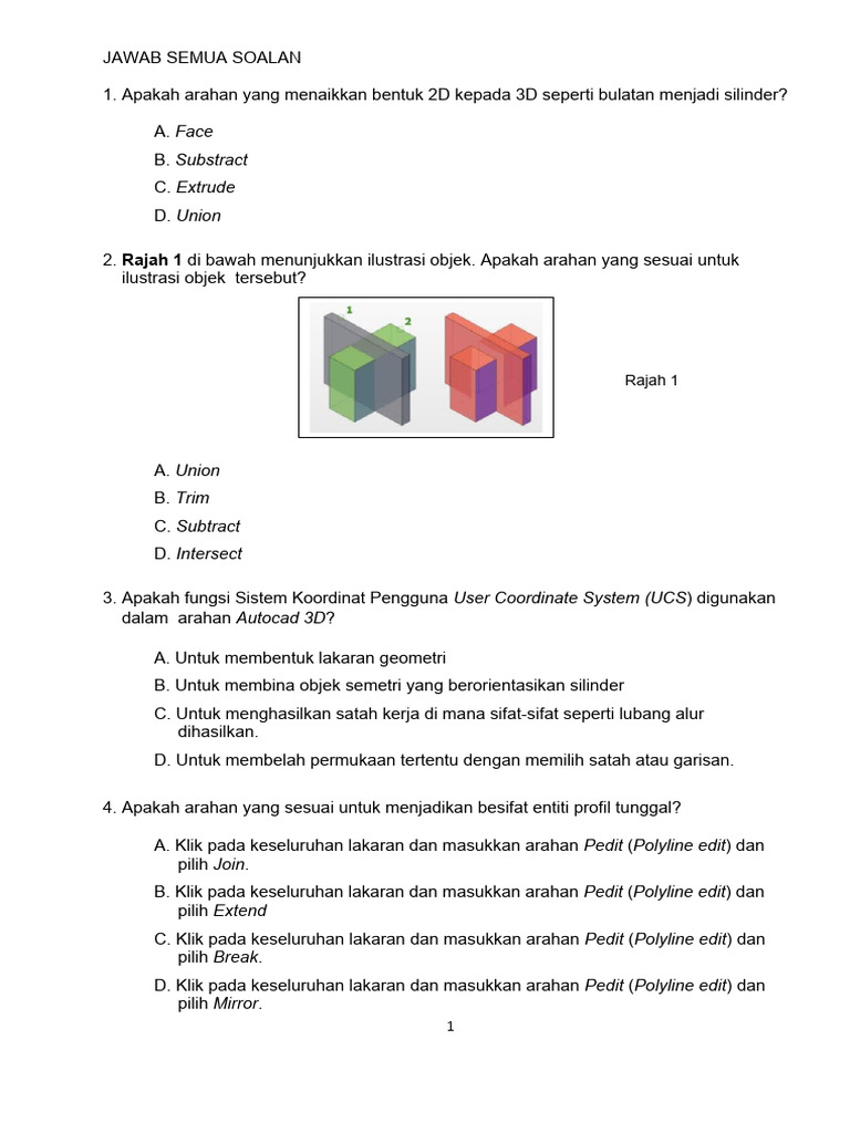 Soalan SKM Tahap 3 Set A | PDF