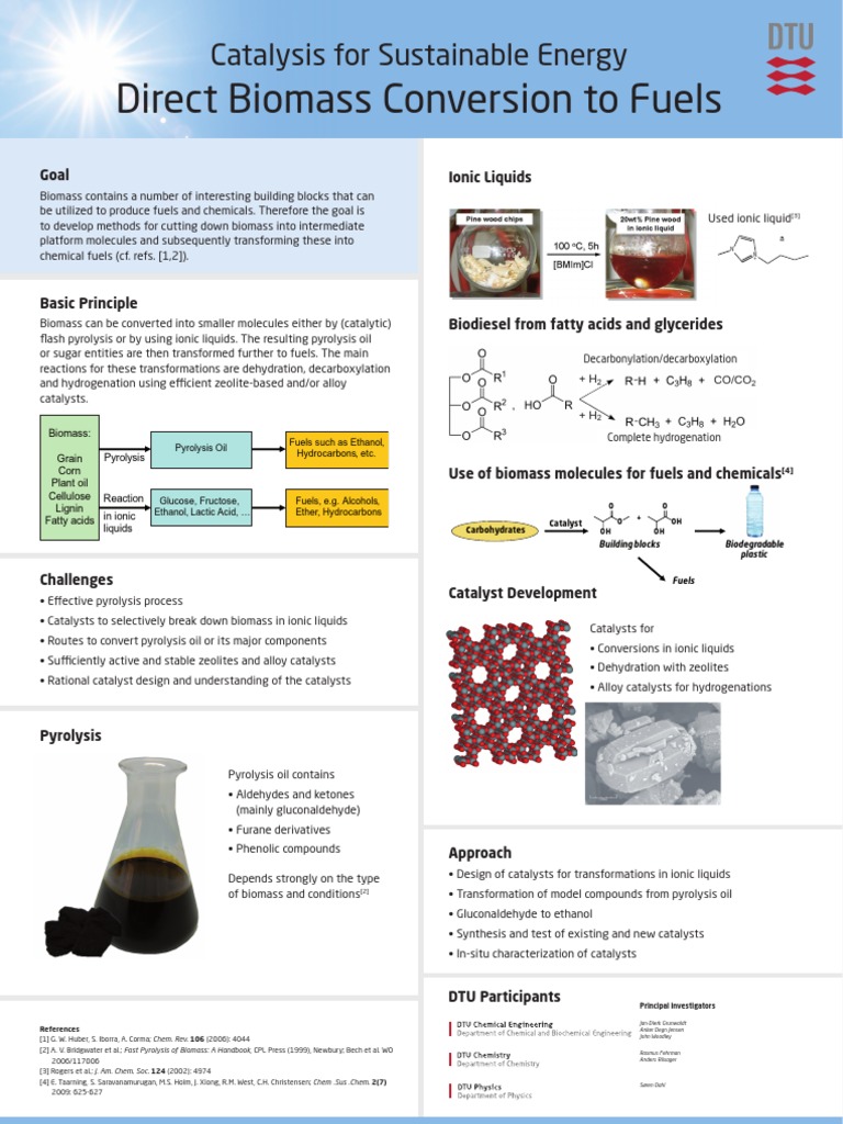 Poster | PDF | Catalysis | Biofuel