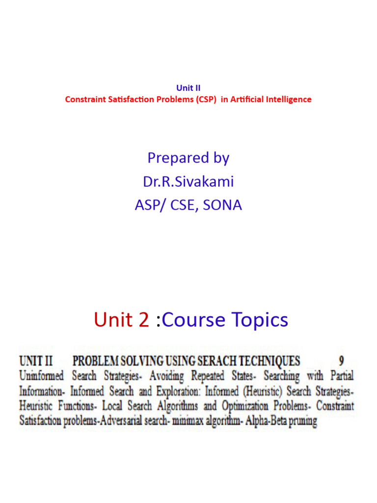 Constraint Satisfication Problems CSP | PDF | Applied Mathematics | Mathematical Logic