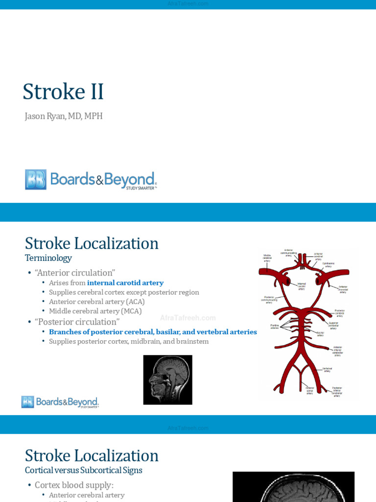 Stroke II Atf | PDF | Cerebral Cortex | Stroke