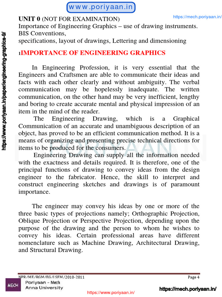 Engineering Graphics Overview | PDF | Circle | Elementary Geometry