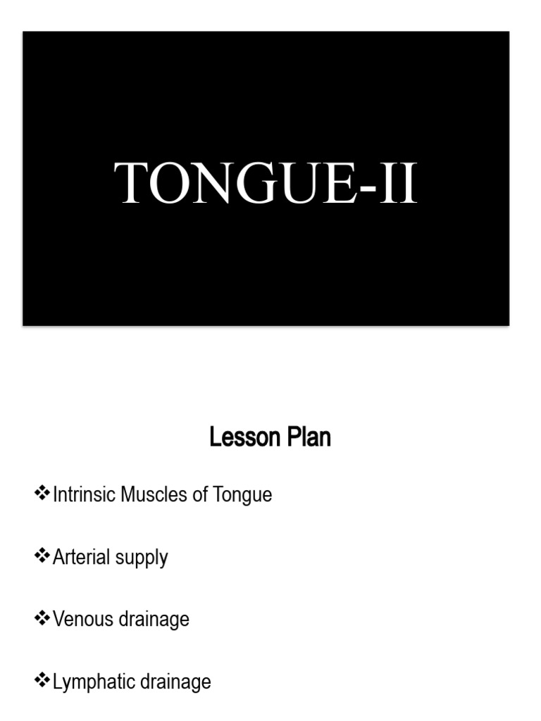 tongue-II | PDF | Tongue | Anatomical Terms Of Location