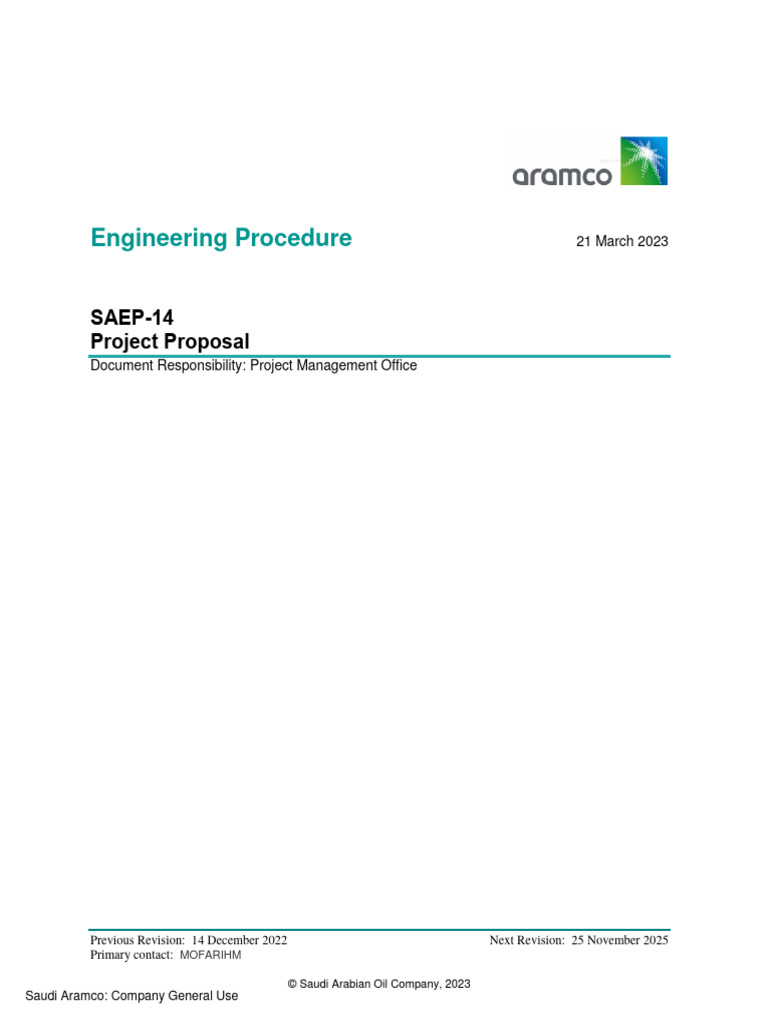 Saep 14 | PDF | Project Management | Specification (Technical Standard)