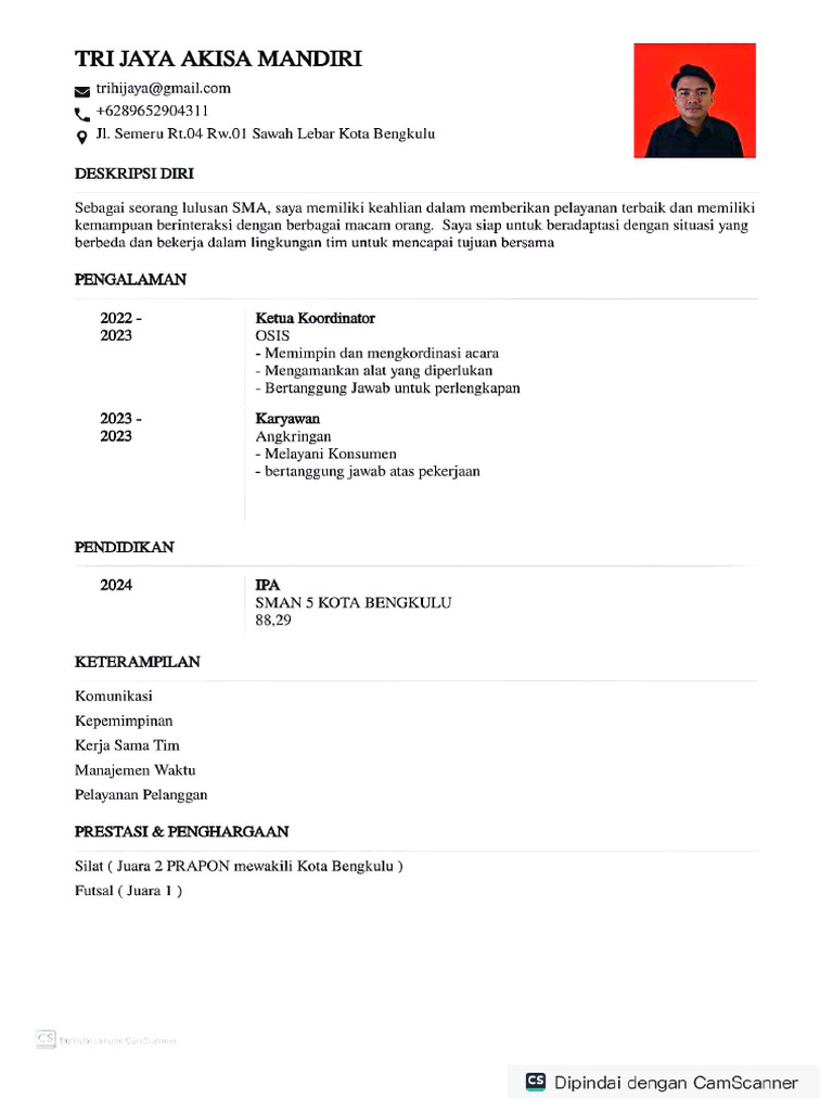 Cv Tri Jaya Akisa Mandiri | PDF
