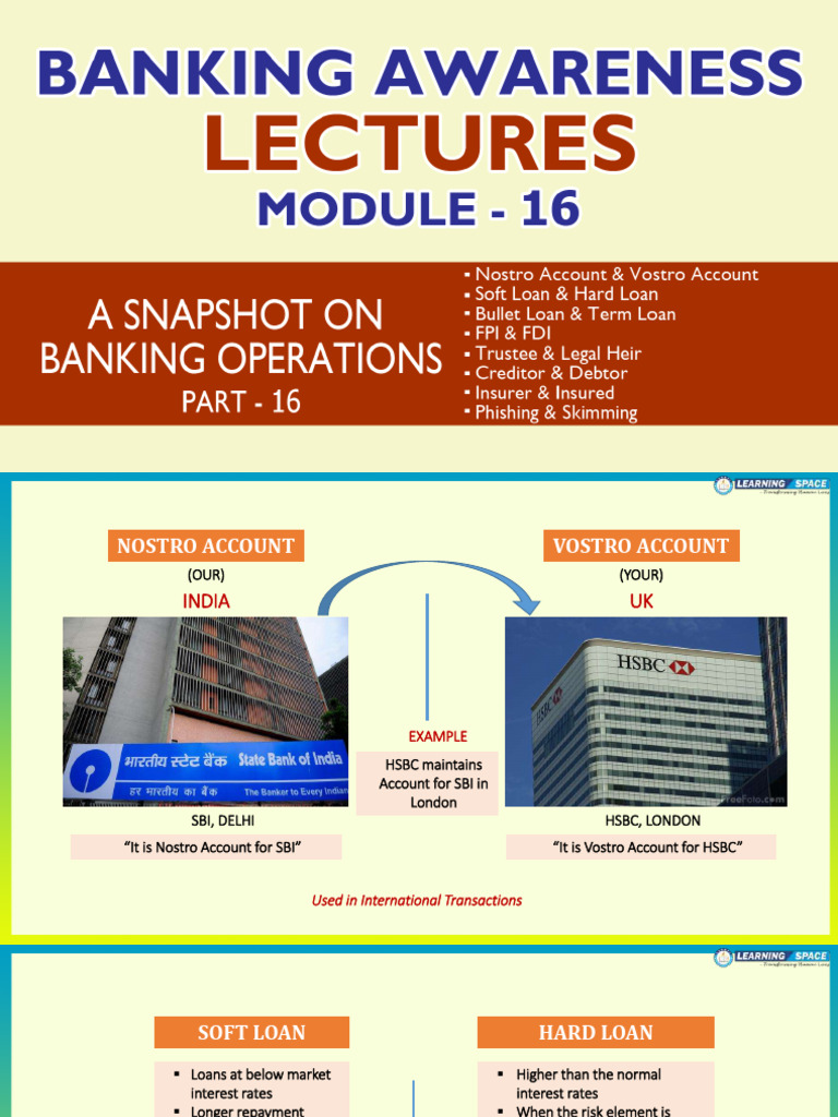 BankingAwarenessLectureEnglish Module16 | PDF | Loans | Interest