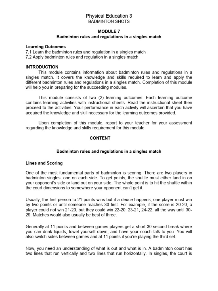 PE3 Module 7 Updated | PDF