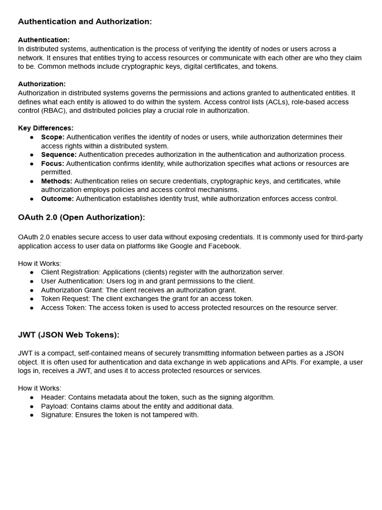 Auth | PDF | Authentication | Access Control
