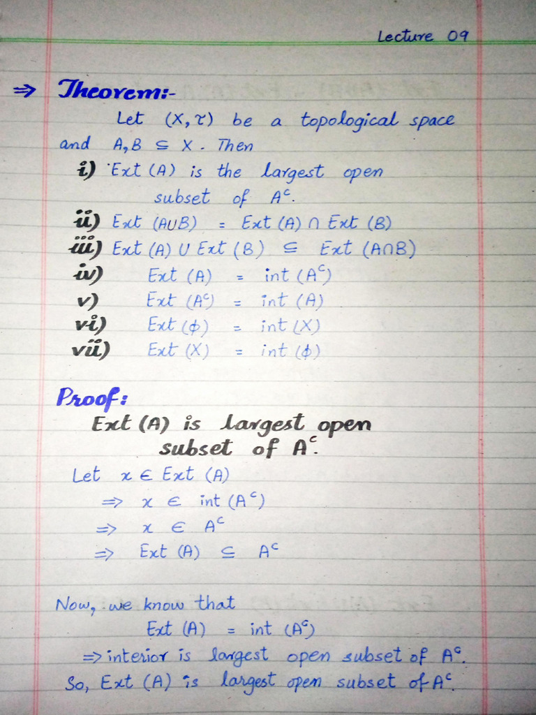 Topology Lec 09 | PDF | Topology