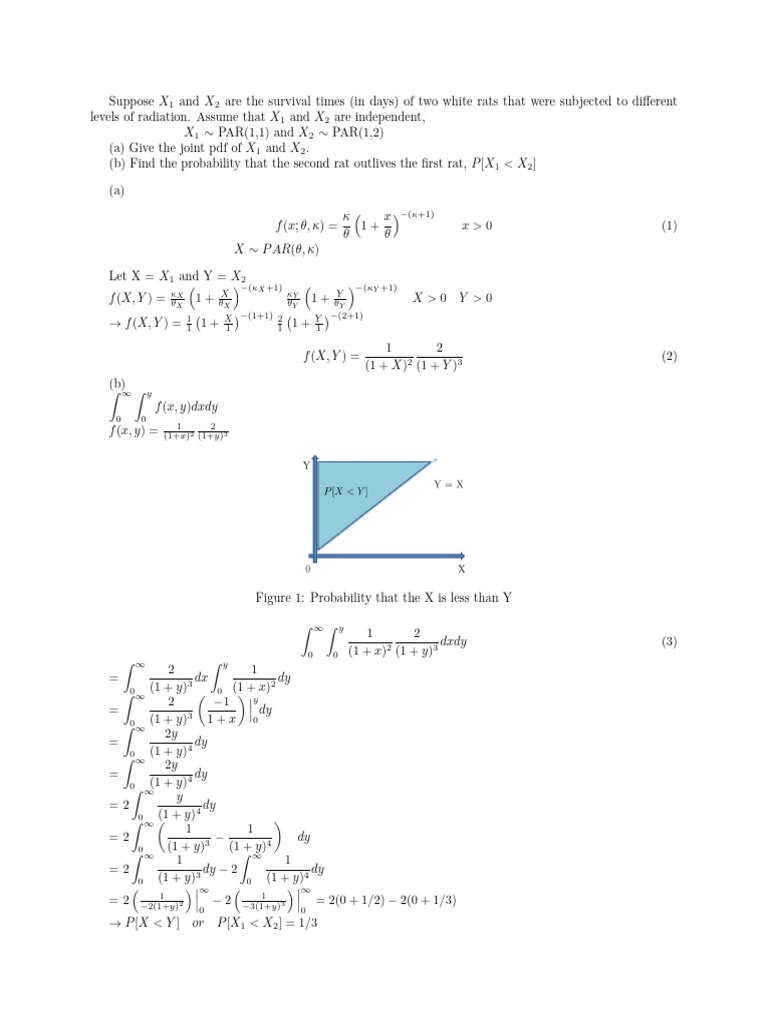 pareto-distribution-example | PDF | Probability Theory | Statistical Theory