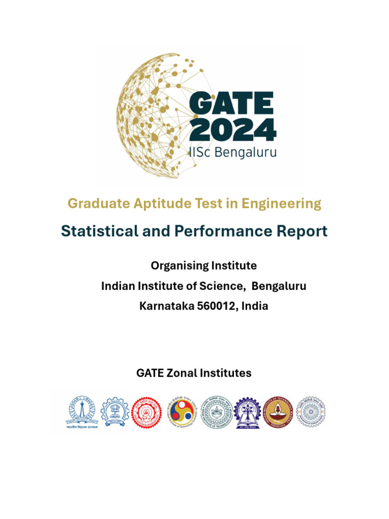 GATE2024 Statistical and Performance Report Web Version | PDF ...