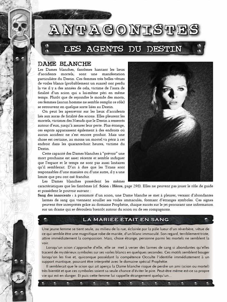 Dames Blanches et Tisseuses du Destin | PDF | Fantômes | Mort-vivant