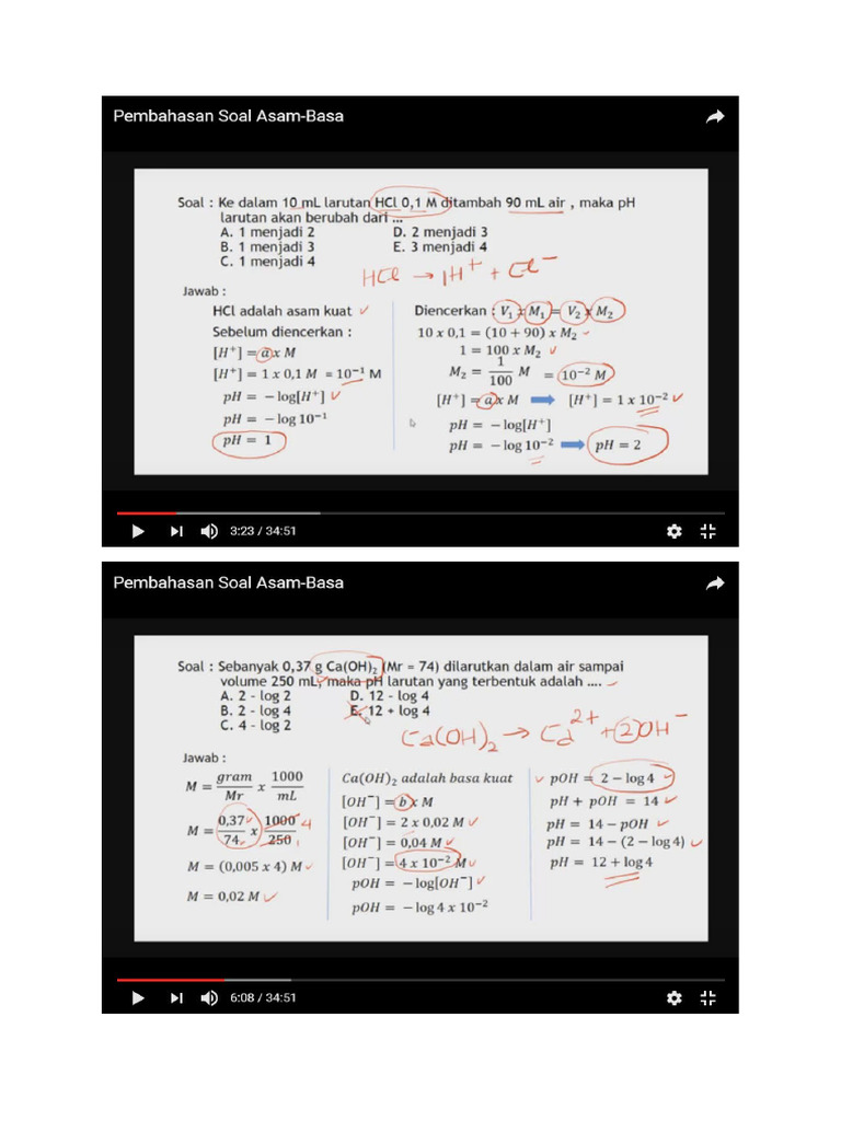 Soal Asam Basa | PDF