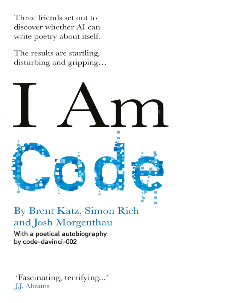 I Am Code Artificial Intelligence Speaks - Code-Davinci-002 | PDF ...