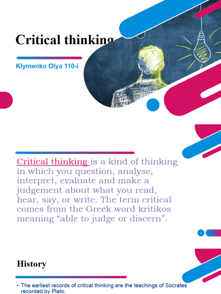 Critical Thinking | PDF | Critical Thinking | Thought