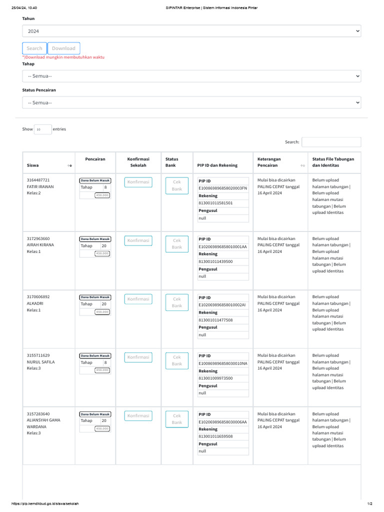 SIPINTAR Enterprise - Sistem Informasi Indonesia Pintar | PDF